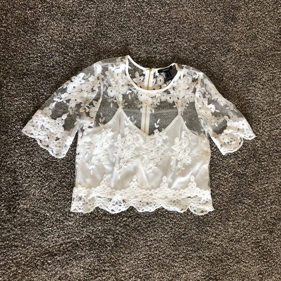 Forever 21 | Tops | Forever 2 Sheer Blouse | Poshmark